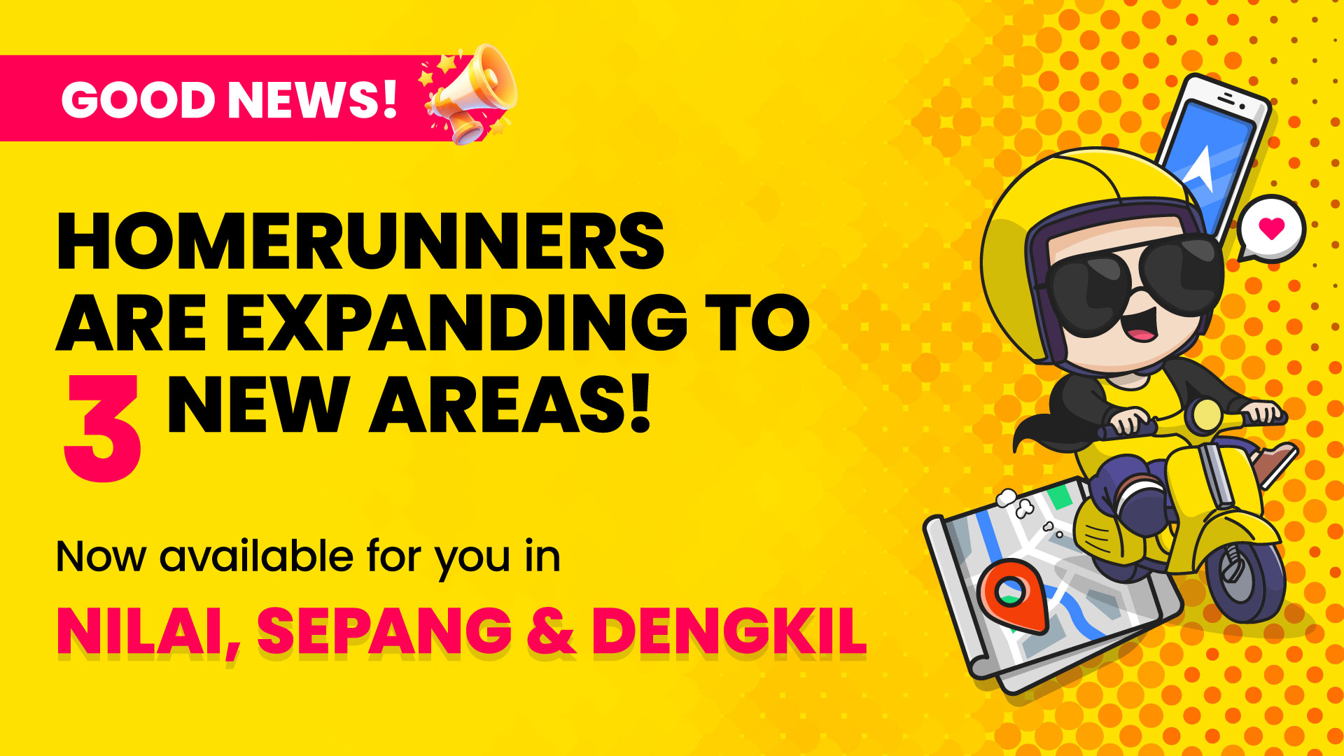 SPEEDHOME Homerunner Service Expands to Three New Areas!